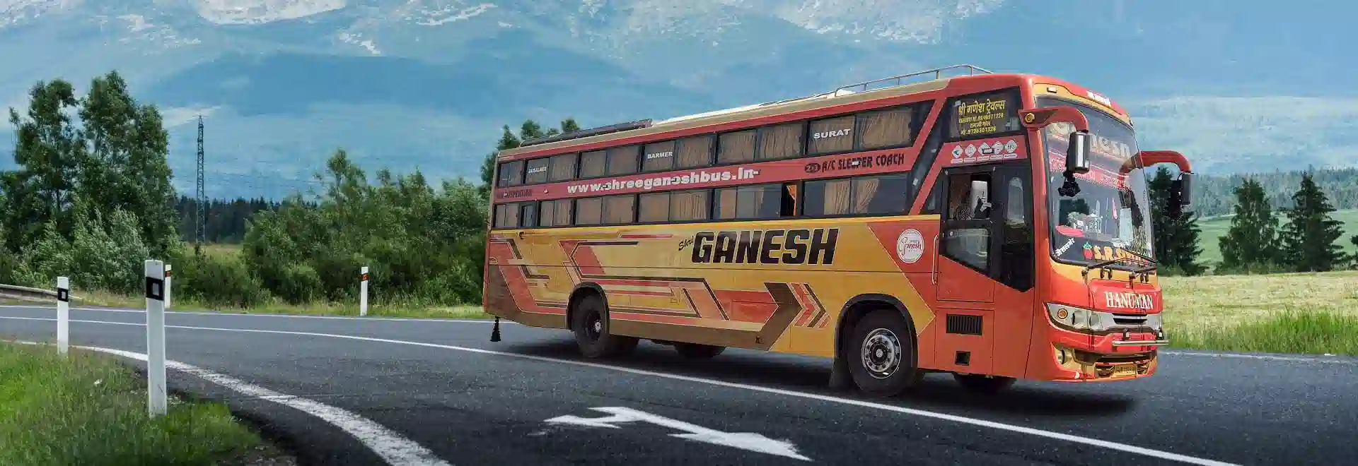 Online Bus Ticket Booking, Route, Time Schedule | Shri Ganesh Travells